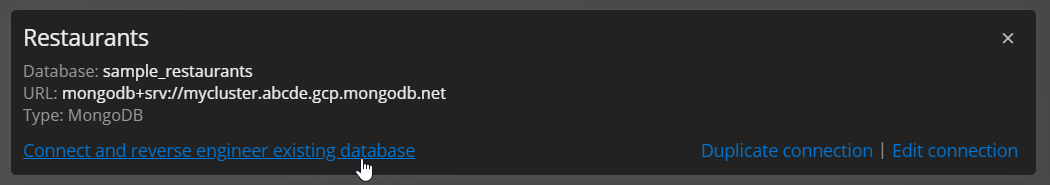 How To Connect To Mongodb Atlas And Create Er Diagram