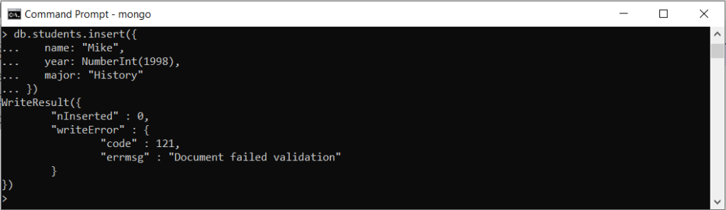 Setting Mongodb Schema Validation Rules In Moon Modeler