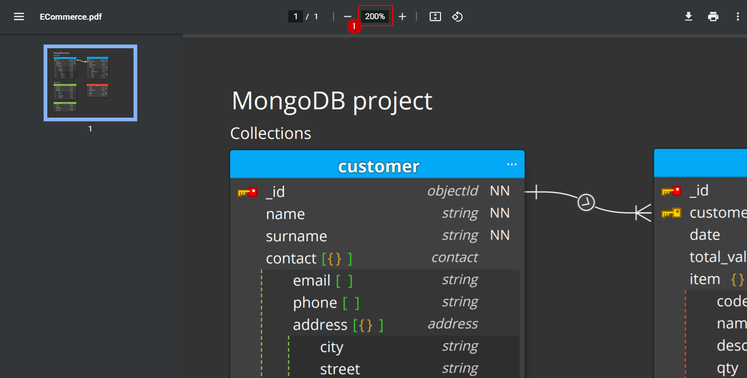 Export Er Diagram To Pdf Database Reporting Moon Modeler