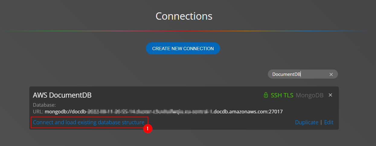 Aws Documentdb Connect And Create Diagrams Schema Design