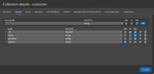 MongoDB schema design in Moon Modeler