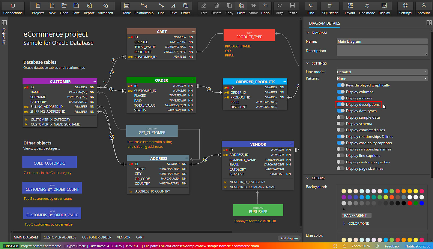 Database Design for Oracle