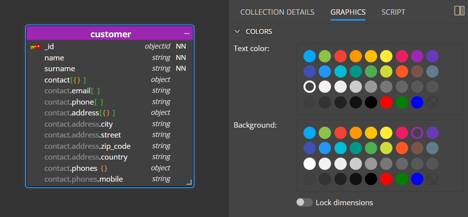 MongoDB ER Diagram | Draw ERD in Moon Modeler