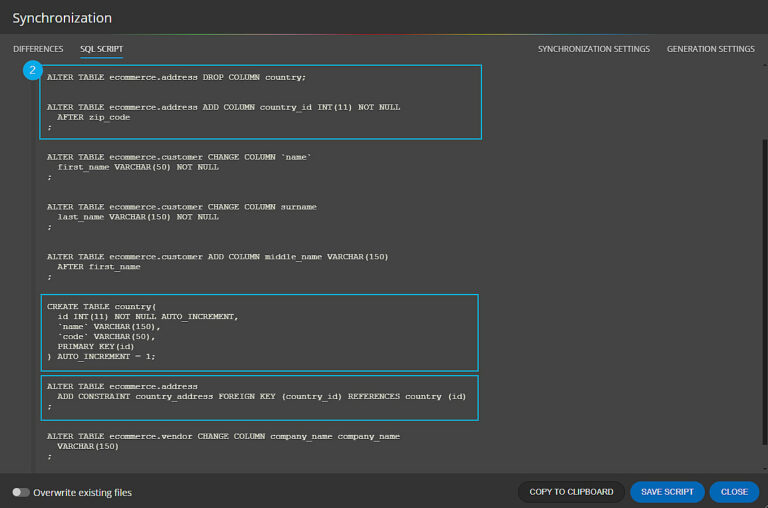 How to Generate Delta Scripts for Database Changes