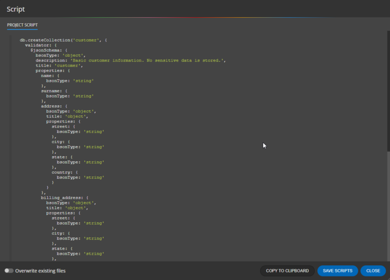 How to create an ER diagram for MongoDB | Datensen