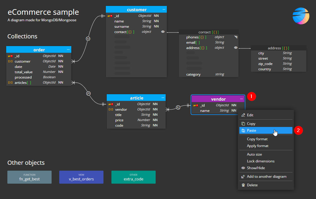 Advanced Copy and Paste in Moon Modeler