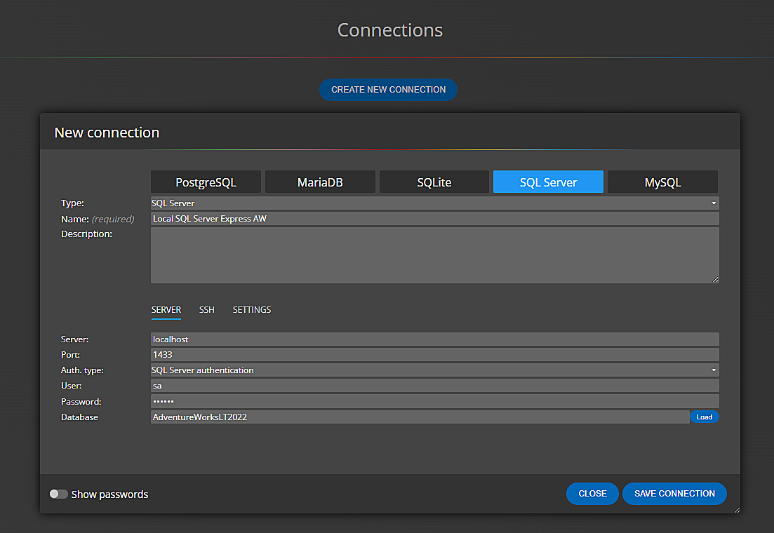 How to create ER Diagram from SQL Server Express Edition