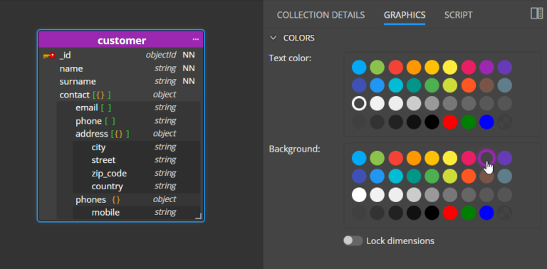 MongoDB ER Diagram | Draw ERD in Moon Modeler