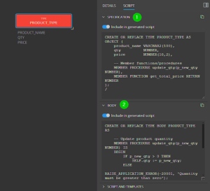 Oracle Types | Type Specification and Type Body