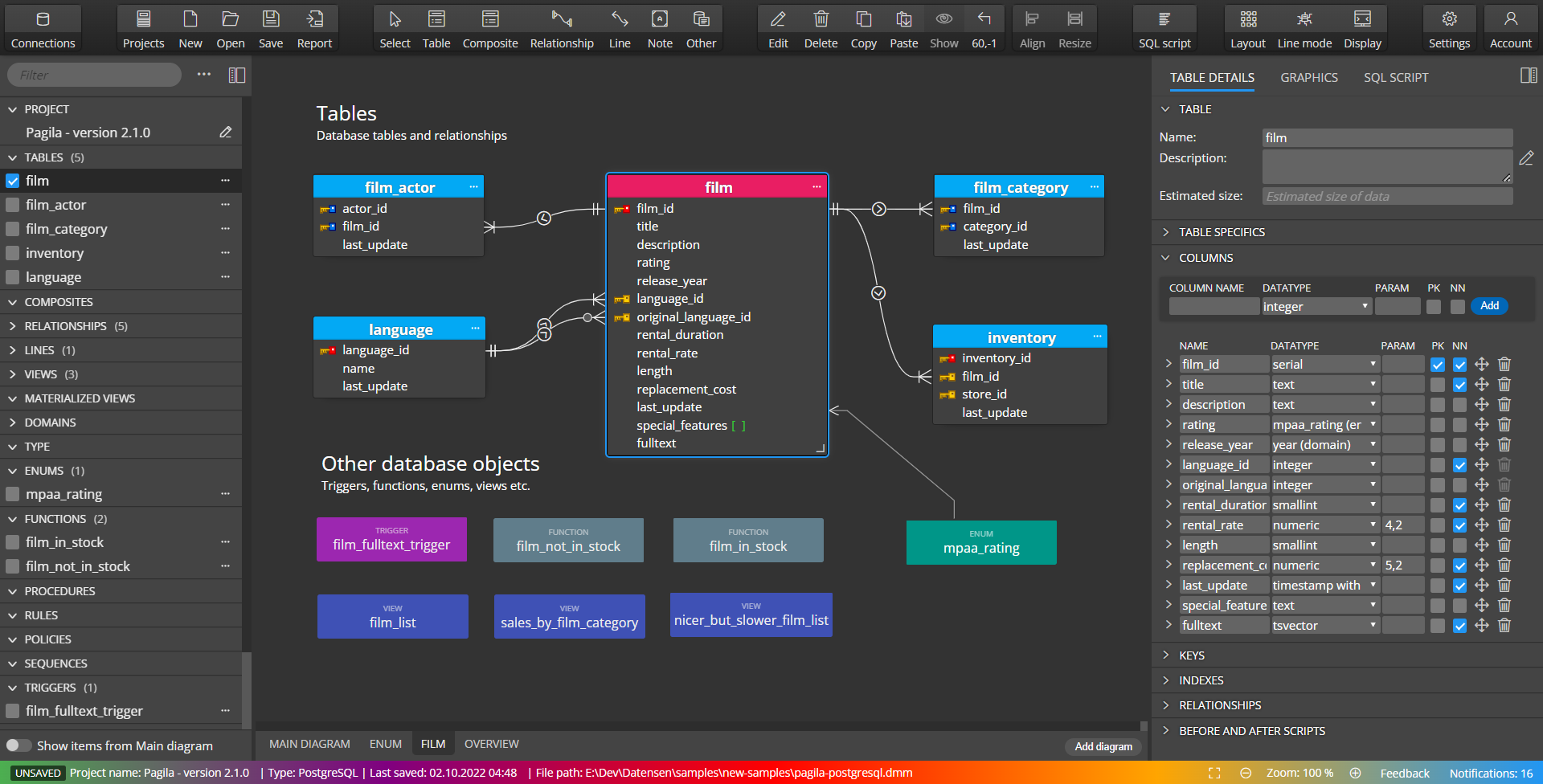 PostgreSQL database design tool - Luna Modeler PostgreSQL database design tool - Luna Modeler
