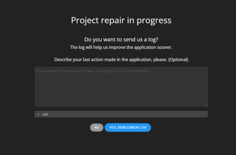 How to repair your project