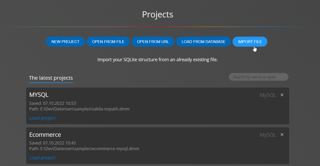 ERD creator for SQLite - Luna Modeler