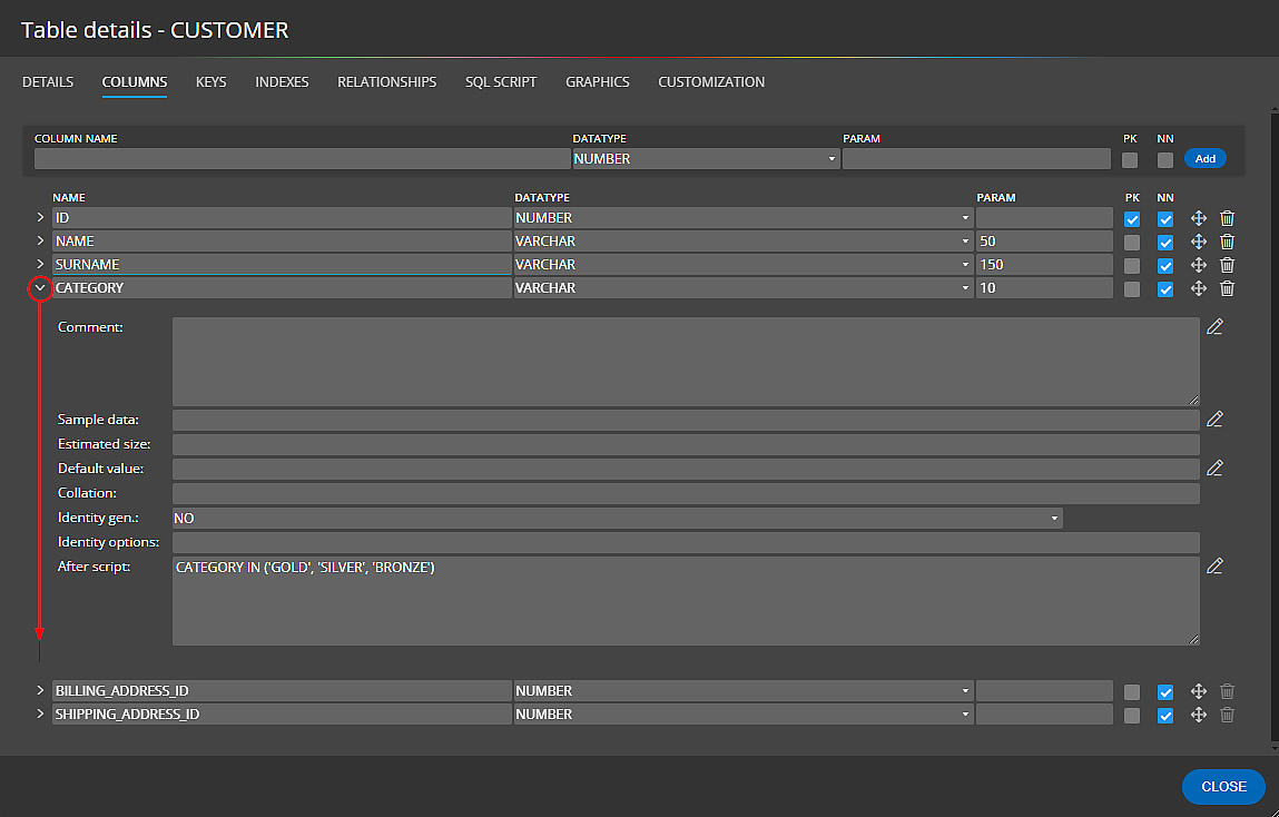 Database Design for Oracle